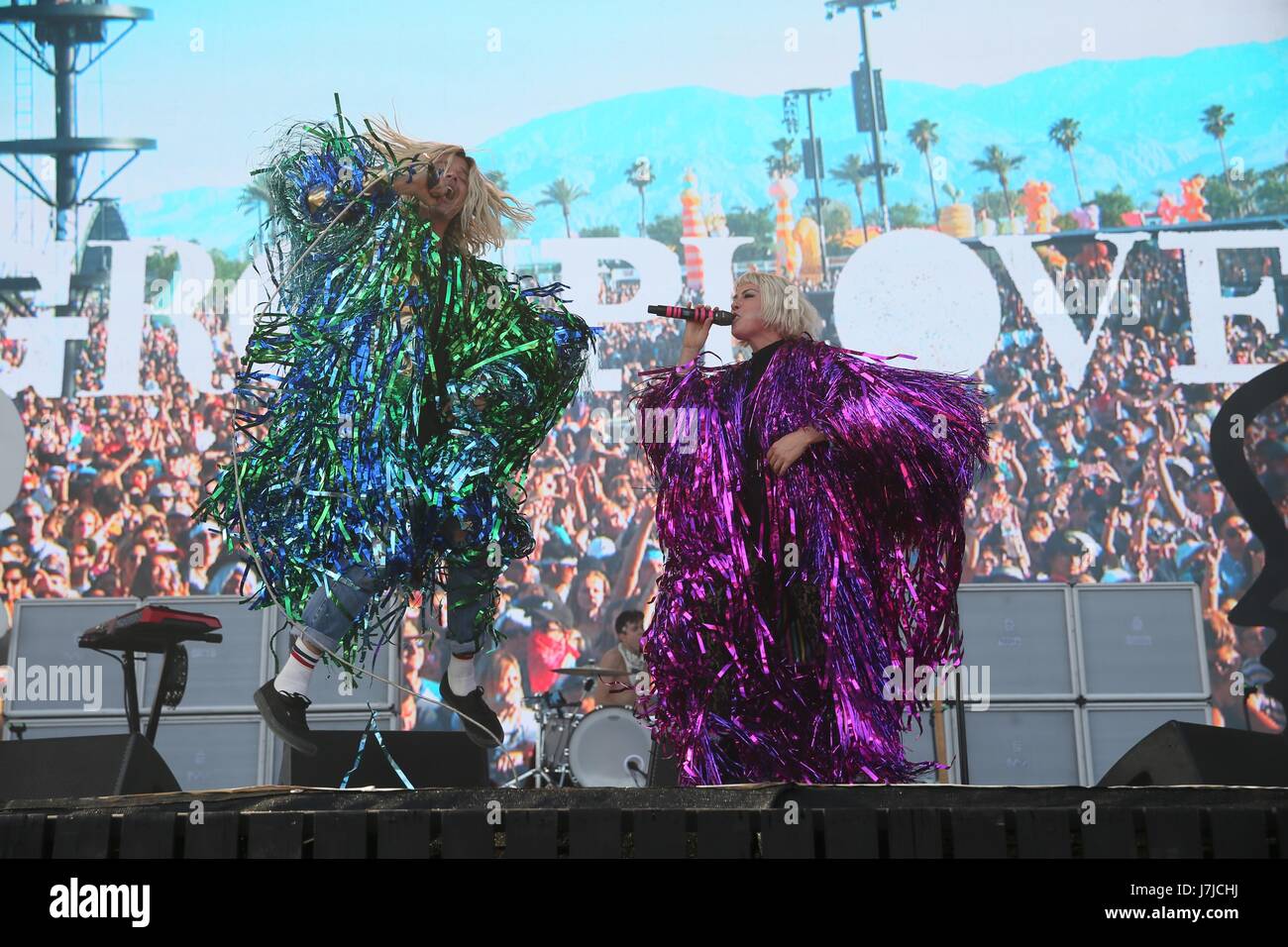 Grouplove seen performing at Coachella weekend 2 Day 3 Featuring ...