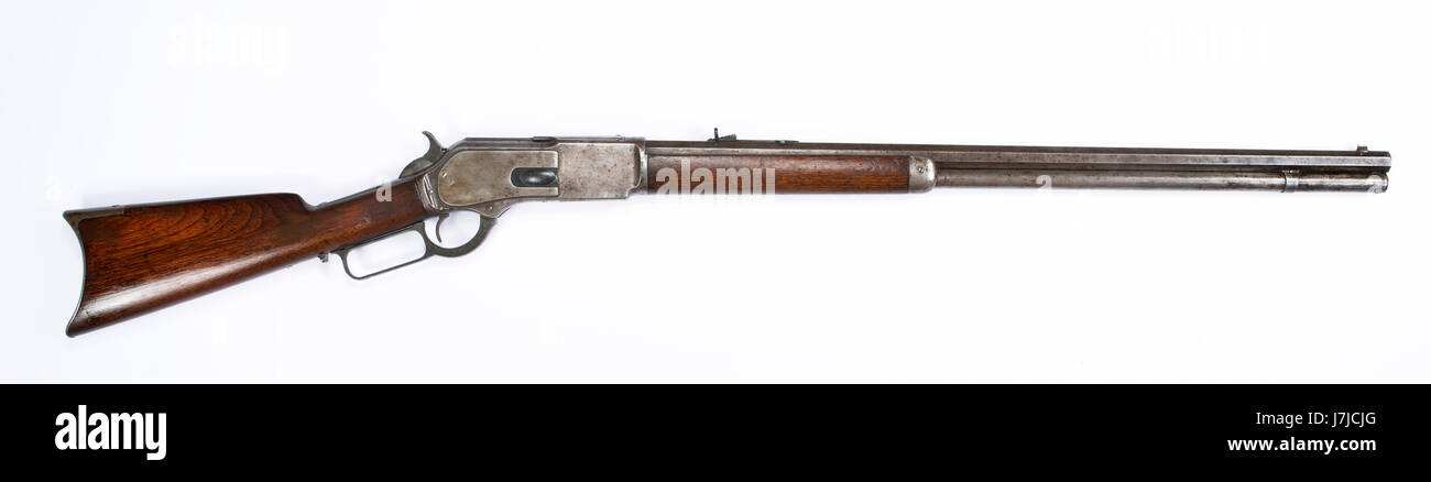 Cowboy with rifle hi-res stock photography and images - Alamy