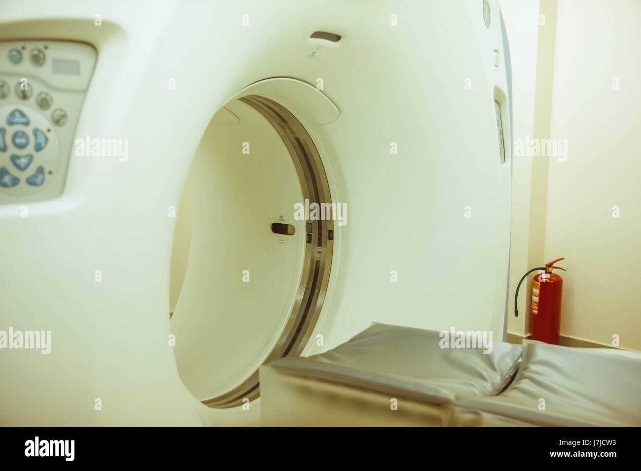 Medical equipment. MRI room in hospital. Background Stock Photo - Alamy