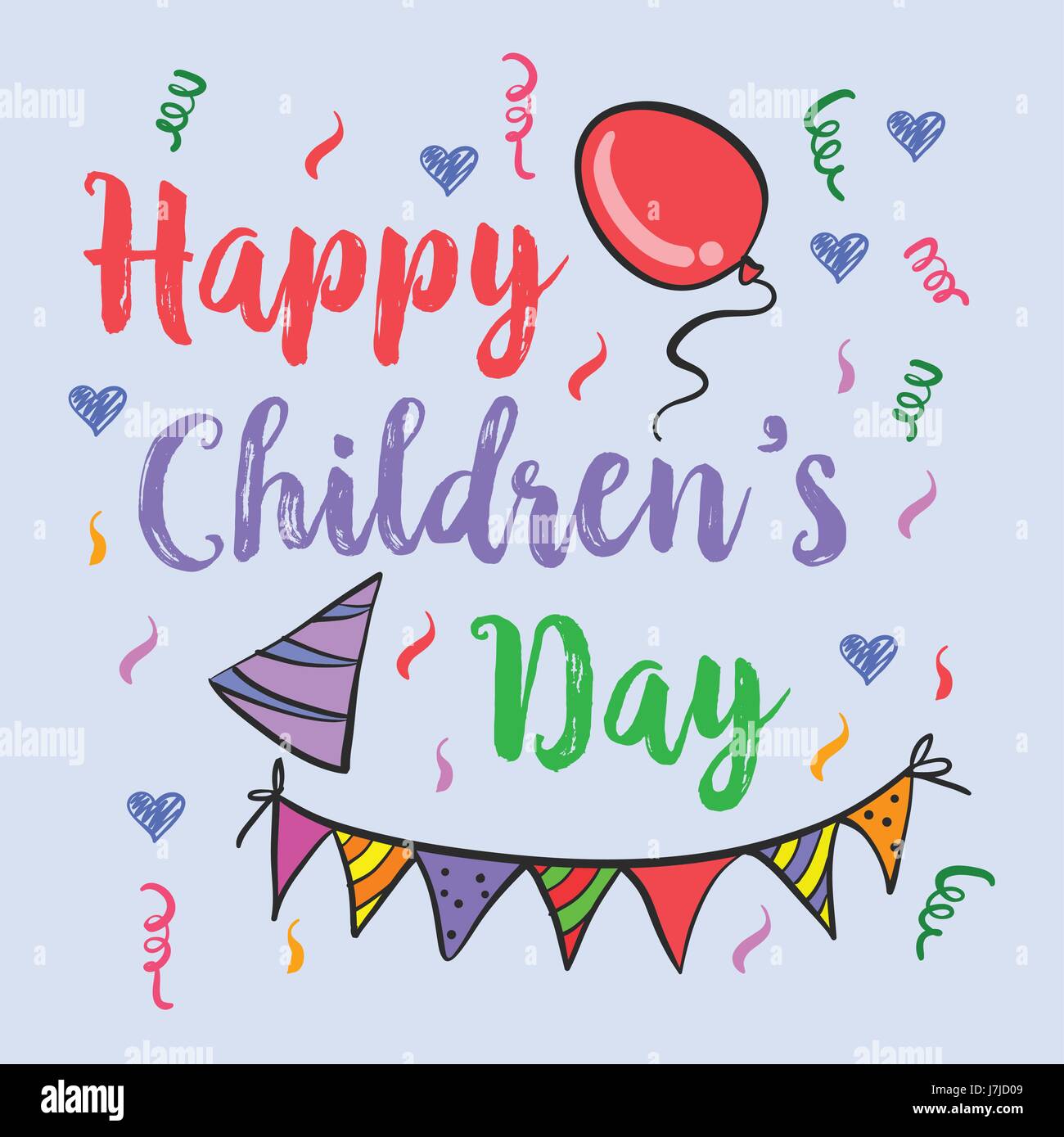 Doodle of childrens day background Stock Vector Image & Art - Alamy