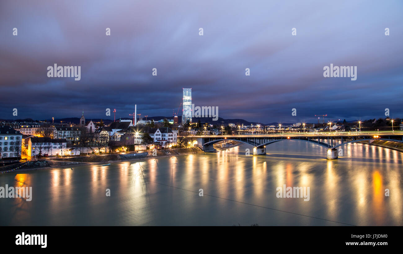 Panoramic view of Basel, Switzerland Stock Photo - Alamy