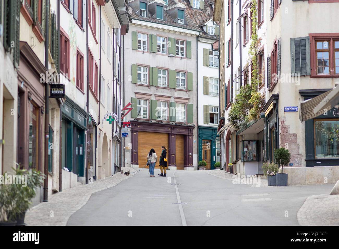 Basel Historic City Centre Stock Photo - Alamy