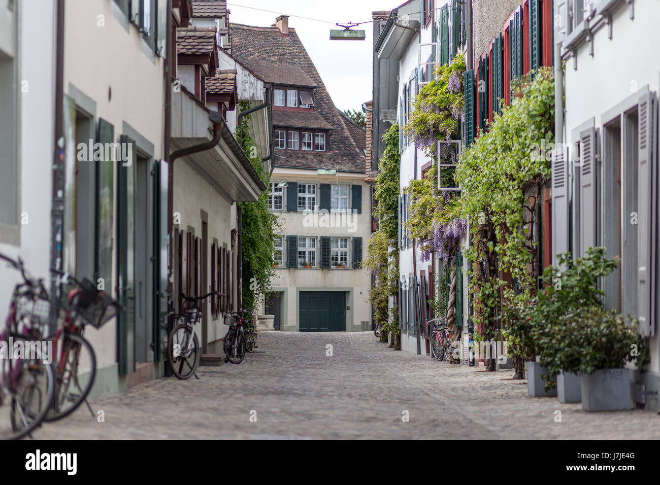 Basel Historic City Centre Stock Photo - Alamy