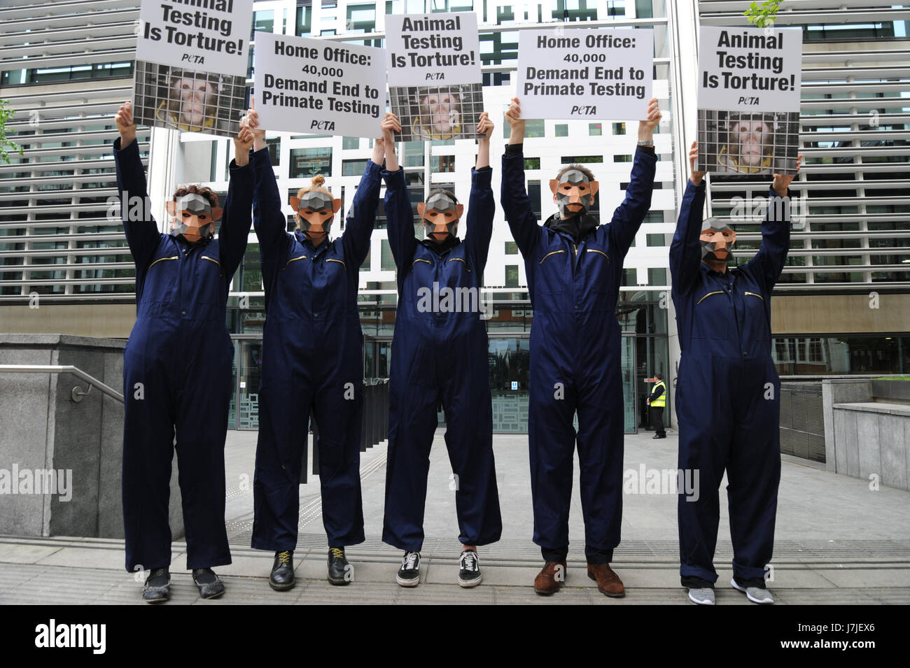 Peta protest animal experiments hi-res stock photography and images - Alamy