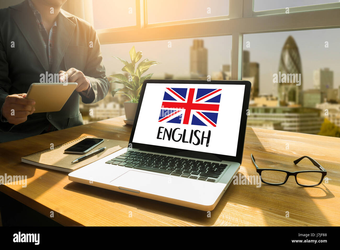 ENGLISH ( British England Language Education Stock Photo - Alamy