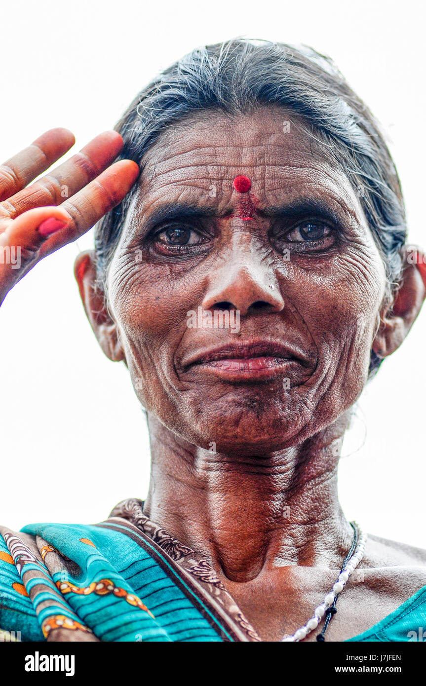 Old portrait white sari traditional india hi-res stock photography and ...