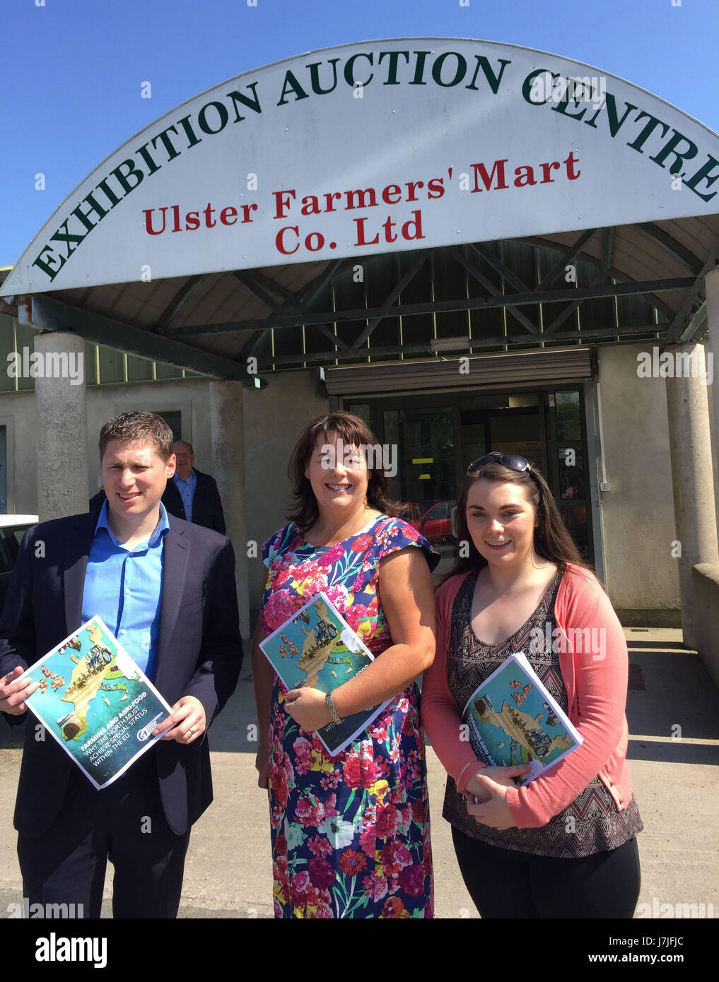 (left to right) Sinn Fein's Matt Carthy, Michelle Gildernew and Jemma ...