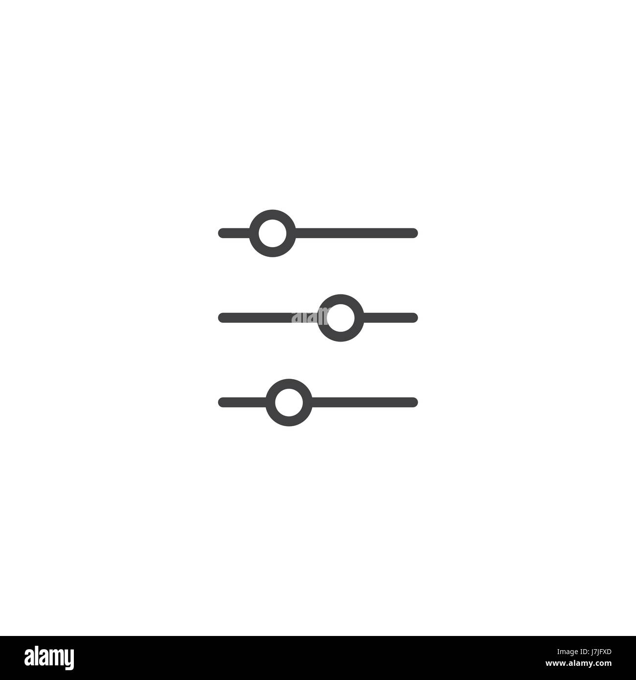 Volume Icon to Adjust Sound or Adjusting the Volume on App Stock Vector ...