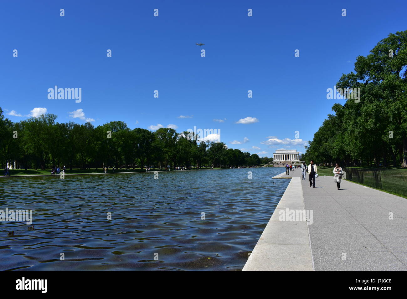 Reflection Pool in Washington DC Stock Photo - Alamy