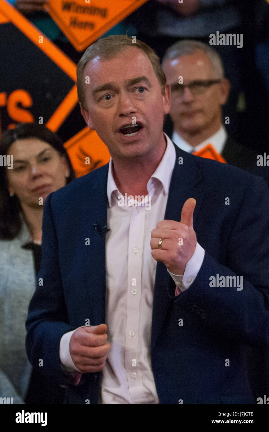 Liberal Democrats leader Tim Farron & party president Sal Brinton in ...