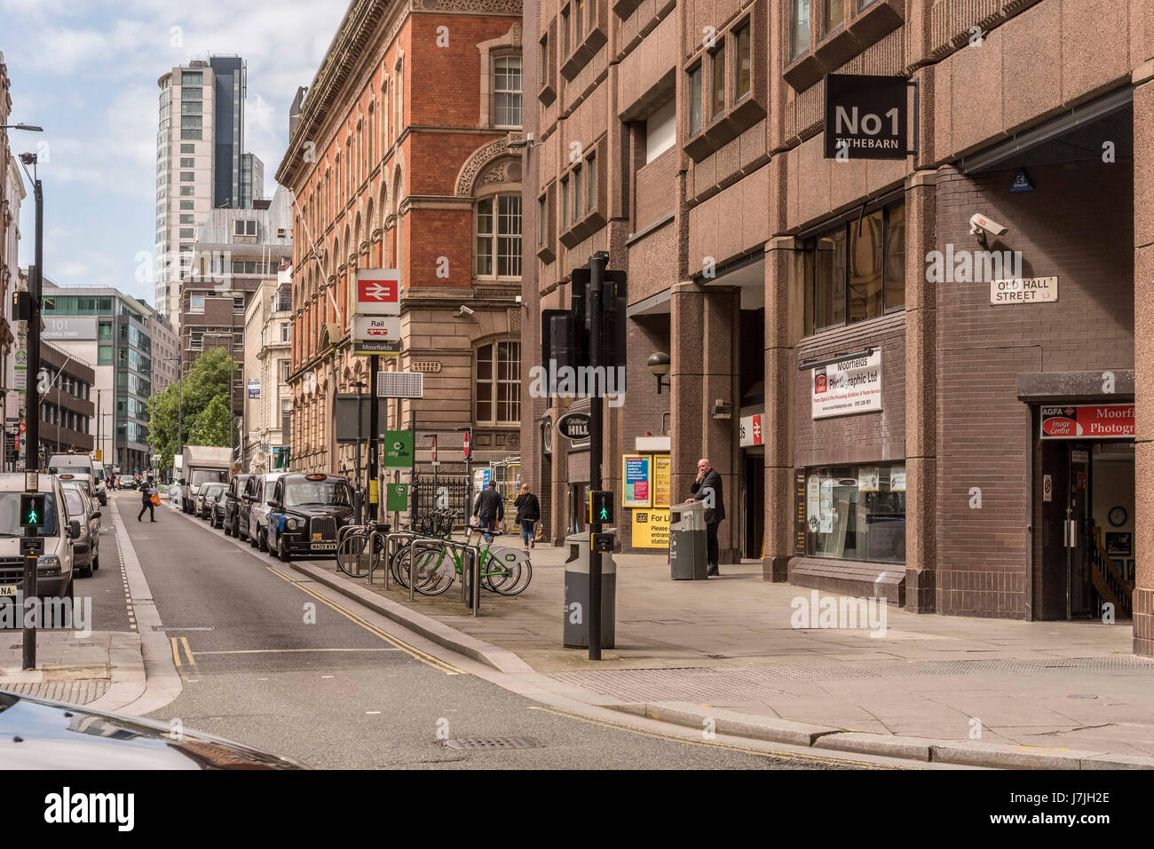 Old Hall Street business district Liverpool Stock Photo - Alamy