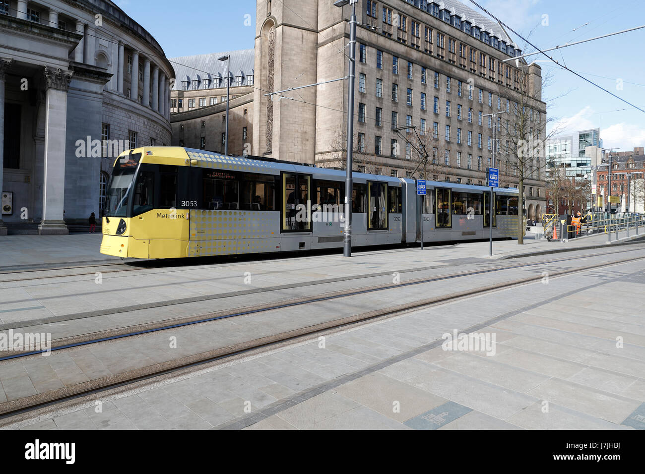 Manchester tramway system hi-res stock photography and images - Alamy