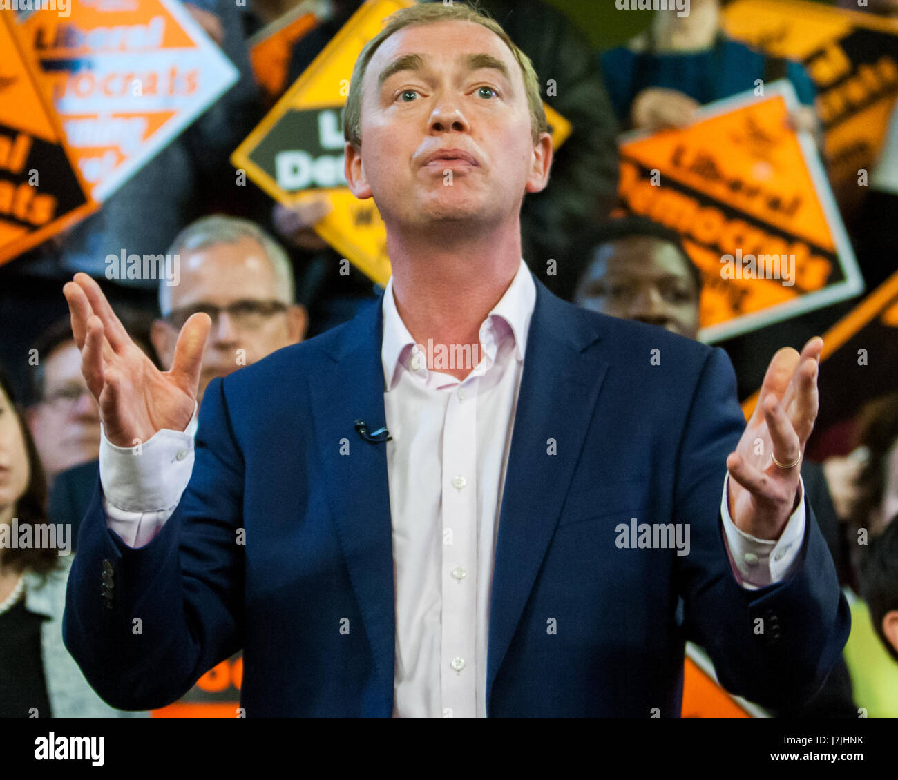 Liberal Democrats leader Tim Farron & party president Sal Brinton in ...