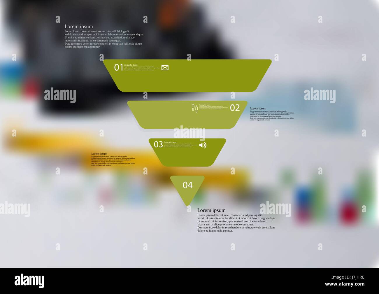 Vector abstract pyramid chart infographic hi-res stock photography and ...