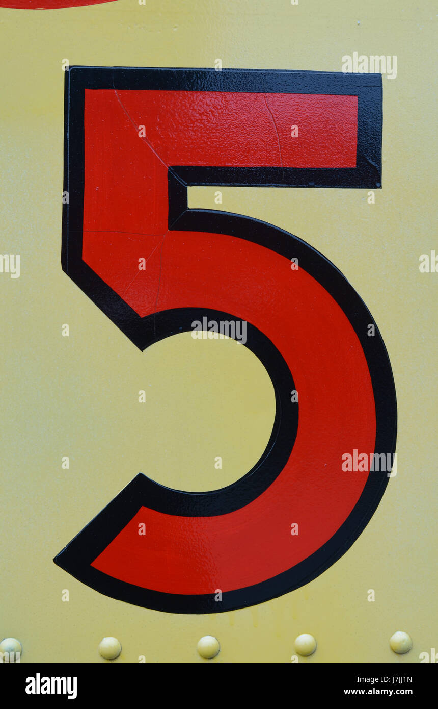 Vintage number hi-res stock photography and images - Alamy