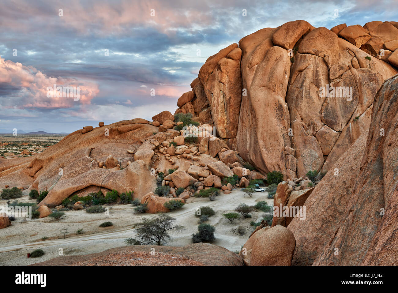 Spitzkoppe, mountain landscape of granite rocks, Matterhorn of Namibia ...
