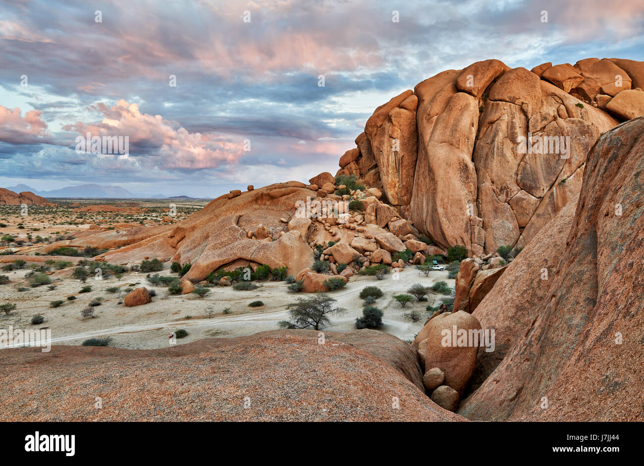Spitzkoppe, mountain landscape of granite rocks, Matterhorn of Namibia ...