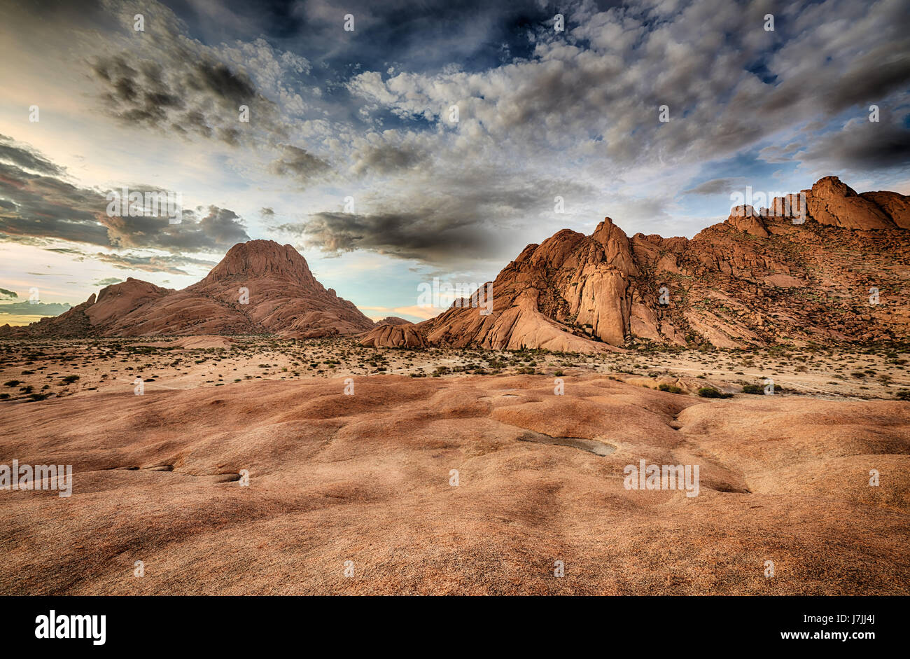 Spitzkoppe, mountain landscape of granite rocks, Matterhorn of Namibia ...