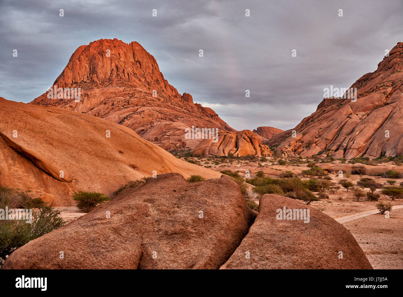 Spitzkoppe, mountain landscape of granite rocks, Matterhorn of Namibia ...