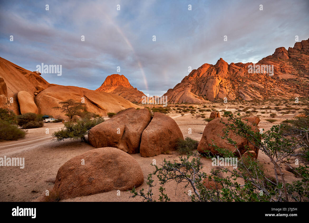 Spitzkoppe, mountain landscape of granite rocks, Matterhorn of Namibia ...