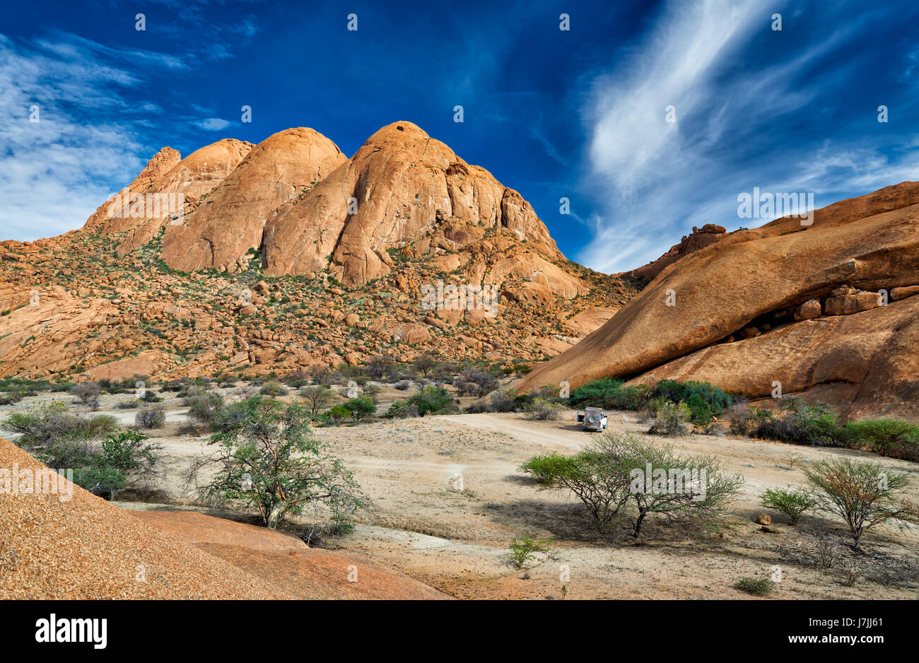 Spitzkoppe, mountain landscape of granite rocks, Matterhorn of Namibia ...