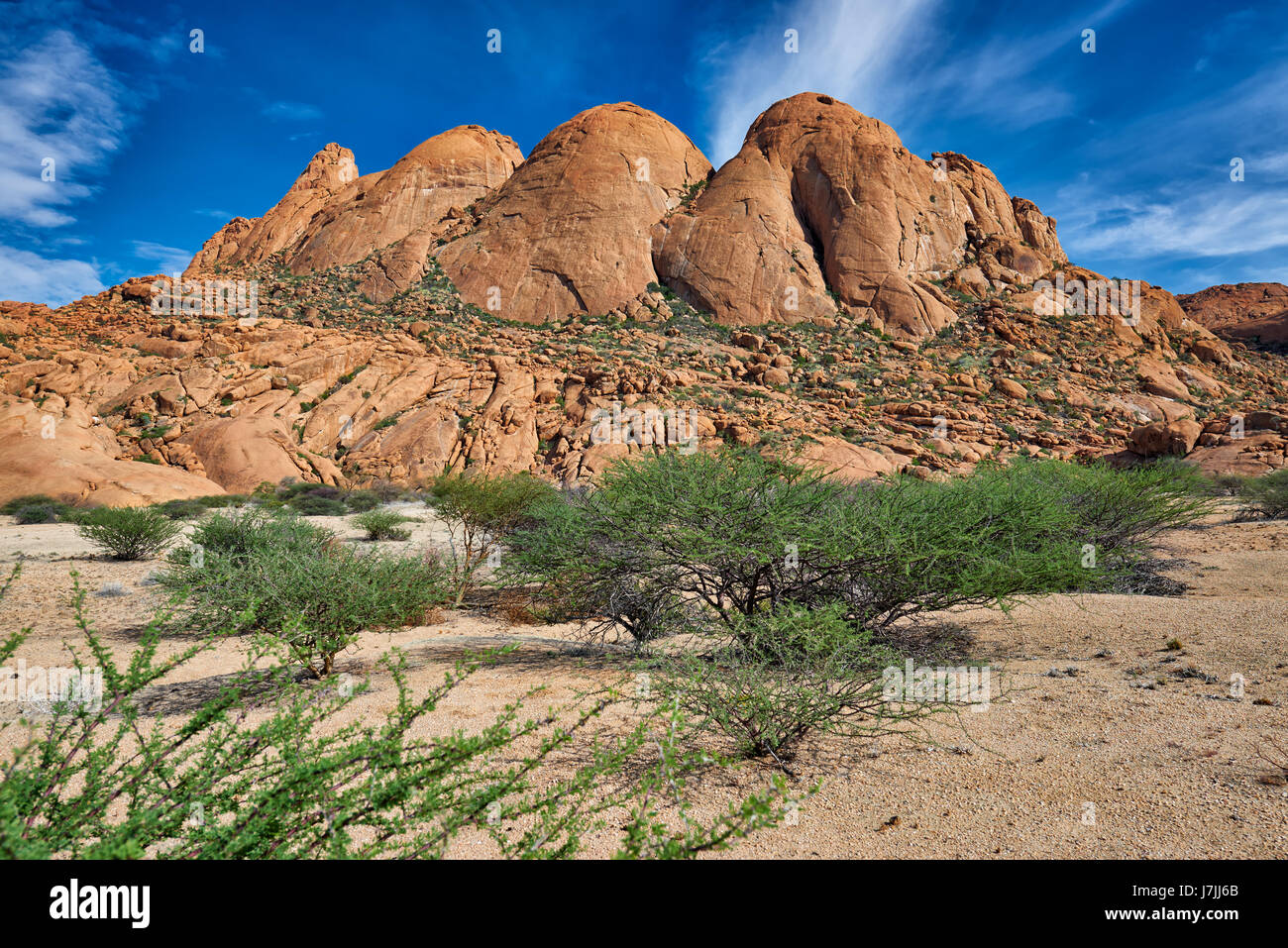 Spitzkoppe, mountain landscape of granite rocks, Matterhorn of Namibia ...