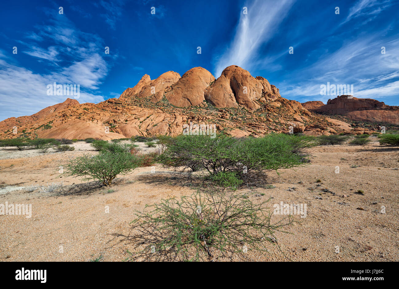 Spitzkoppe, mountain landscape of granite rocks, Matterhorn of Namibia ...