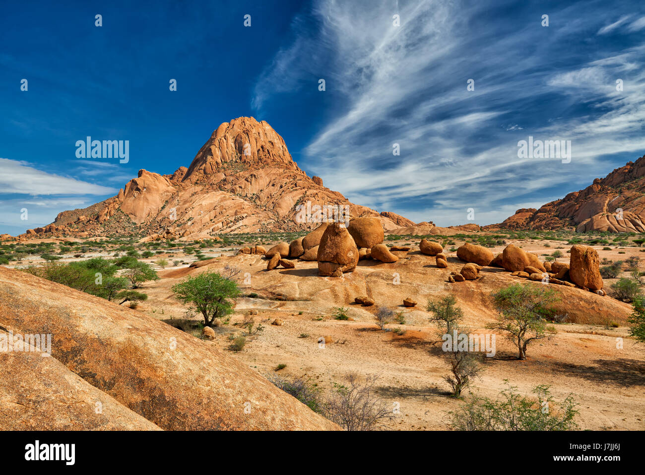 Spitzkoppe, mountain landscape of granite rocks, Matterhorn of Namibia ...