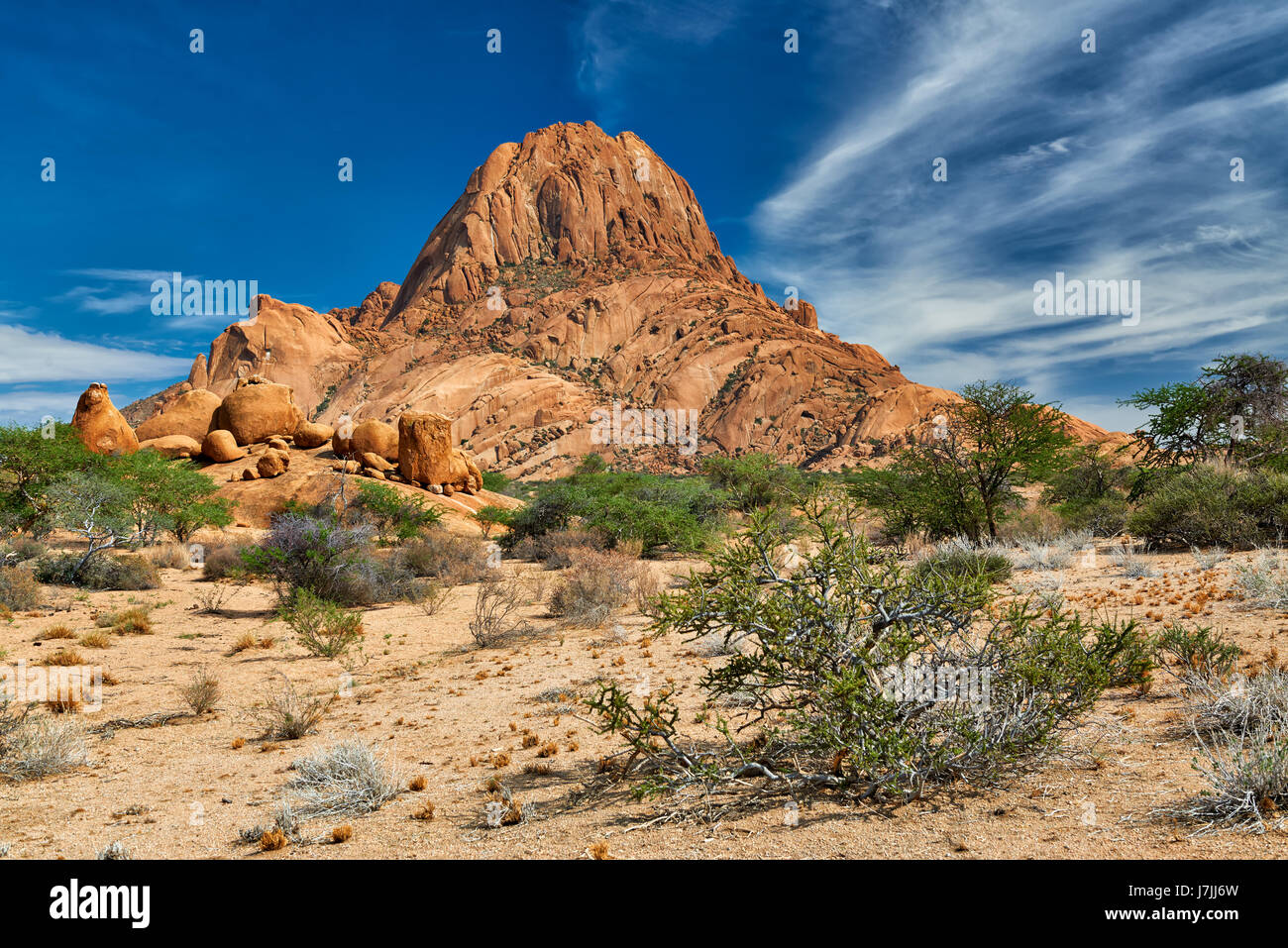 Spitzkoppe, mountain landscape of granite rocks, Matterhorn of Namibia ...