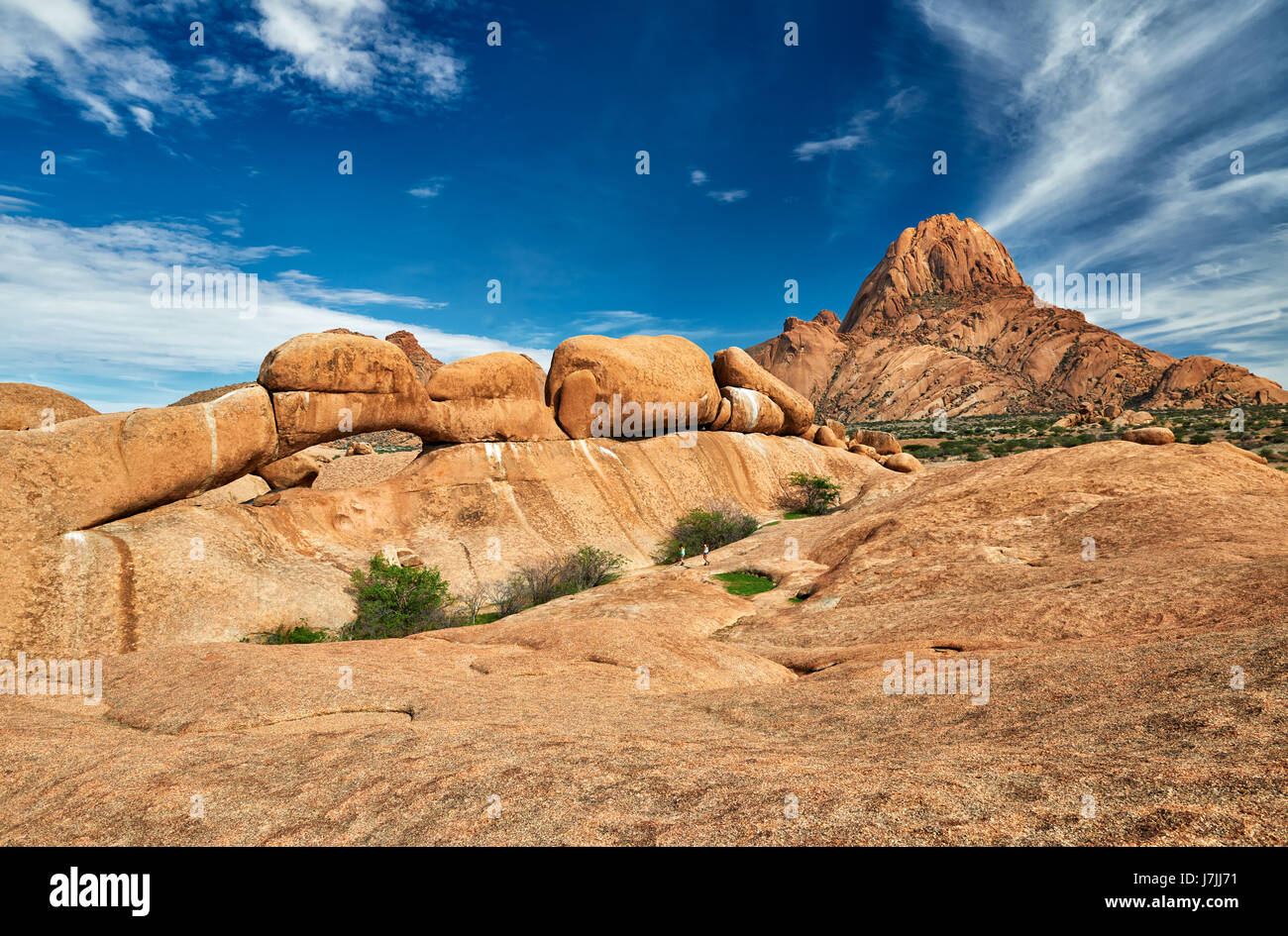 Spitzkoppe, mountain landscape of granite rocks, Matterhorn of Namibia ...