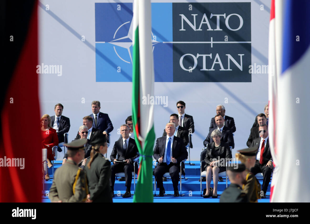 Leaders arrive for the North Atlantic Treaty Organisation (NATO) summit ...