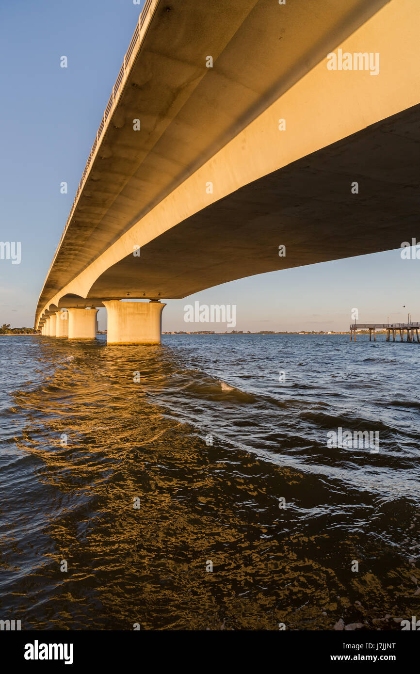 Under the Circus Bridge in Sarasota, Florida Stock Photo - Alamy