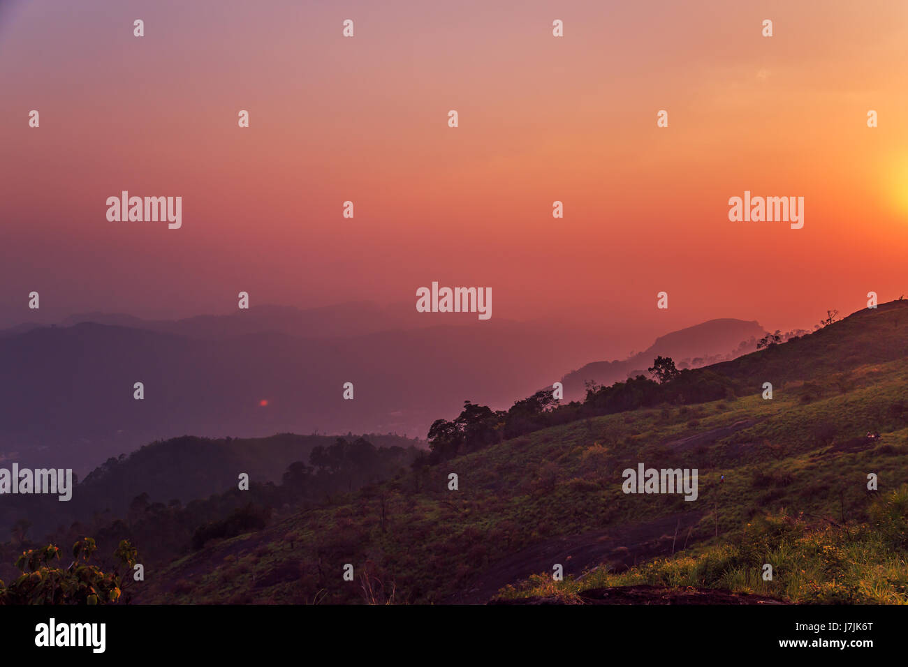 India kerala munnar dawn light hi-res stock photography and images - Alamy