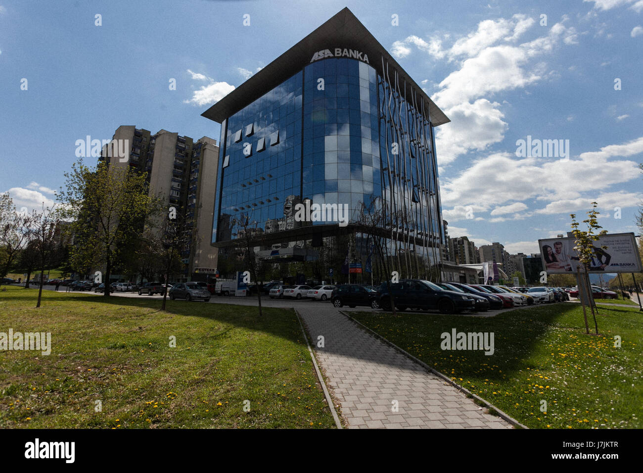 ASA Banka HQ in Sarajevo Stock Photo - Alamy