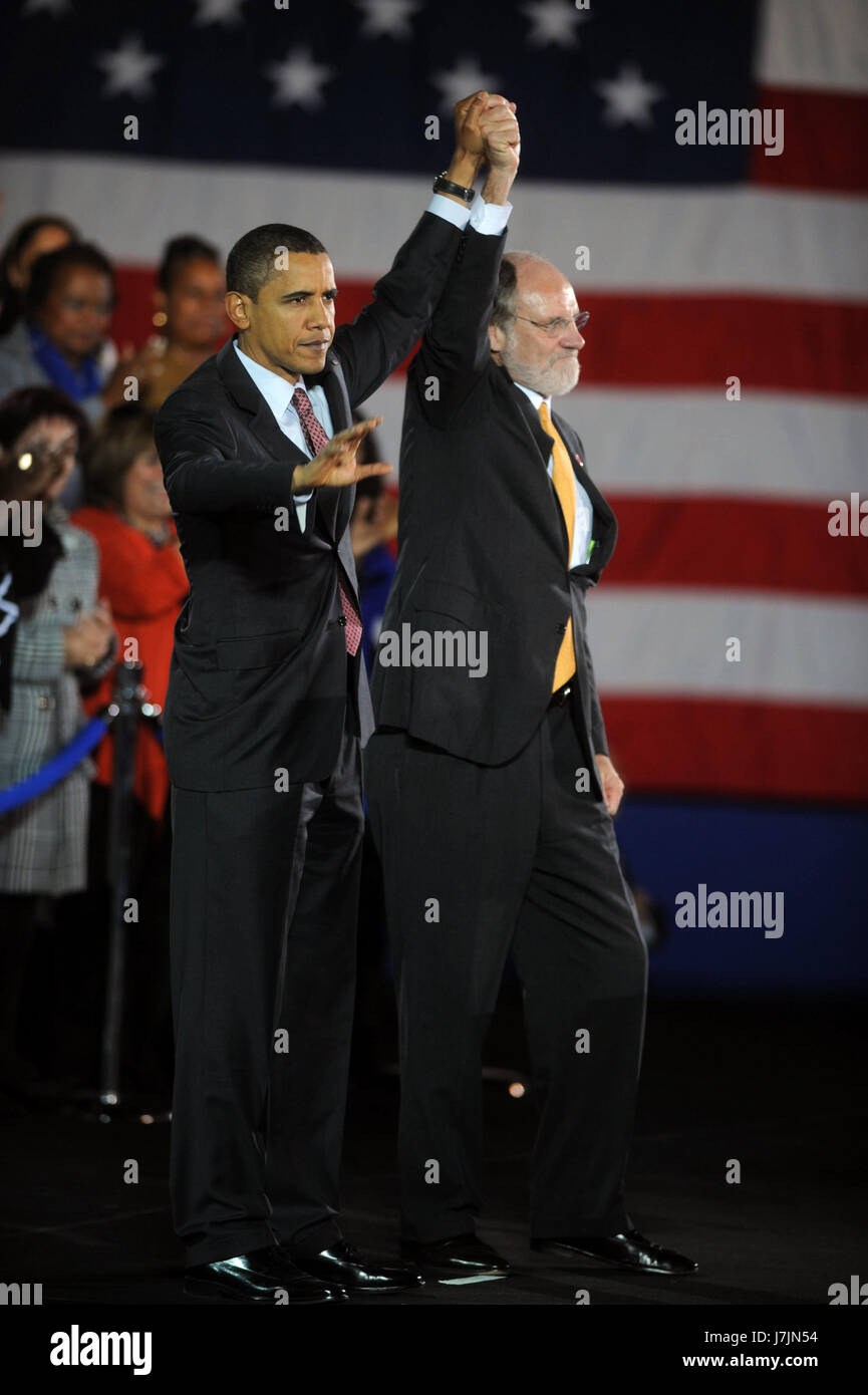 U.S. President Barack Obama at a campaign rally for New Jersery ...