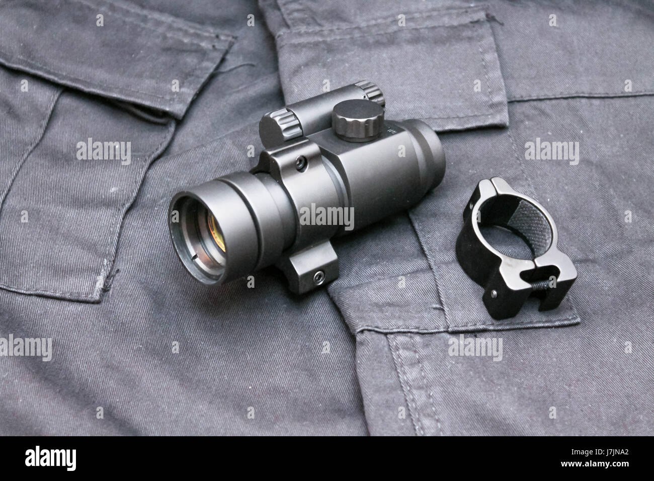 Collimator sight closed type. Military ammunition. Military. Attack ...