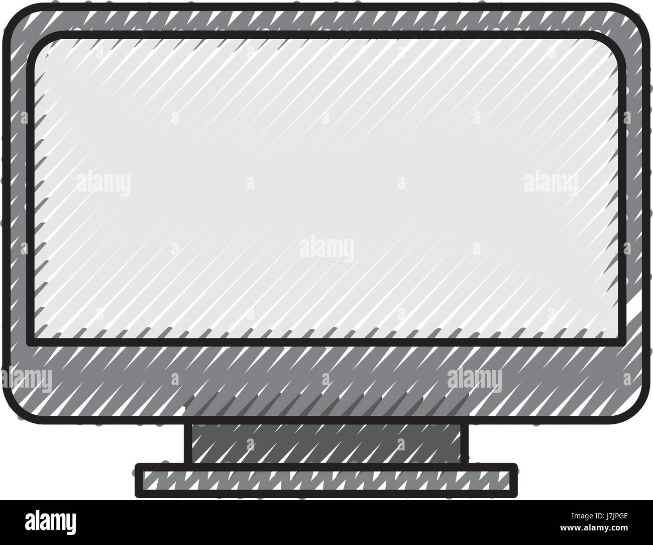 monitor computer isolated icon Stock Vector Image & Art - Alamy