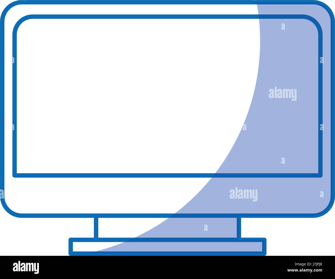 monitor computer isolated icon Stock Vector Image & Art - Alamy