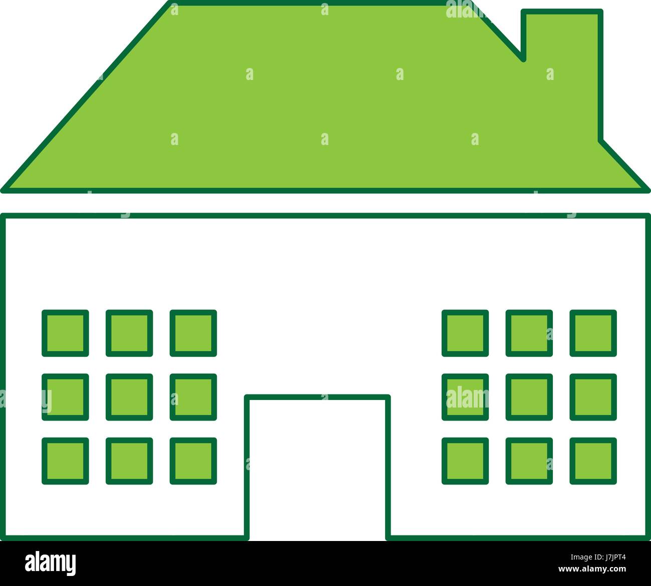 exterior house isolated icon Stock Vector Image & Art - Alamy