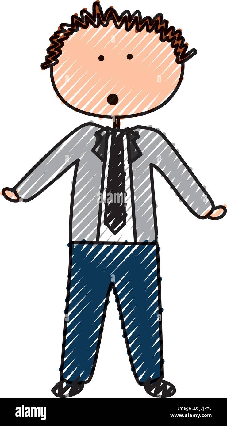 Faceless character drawing Stock Vector Images - Alamy