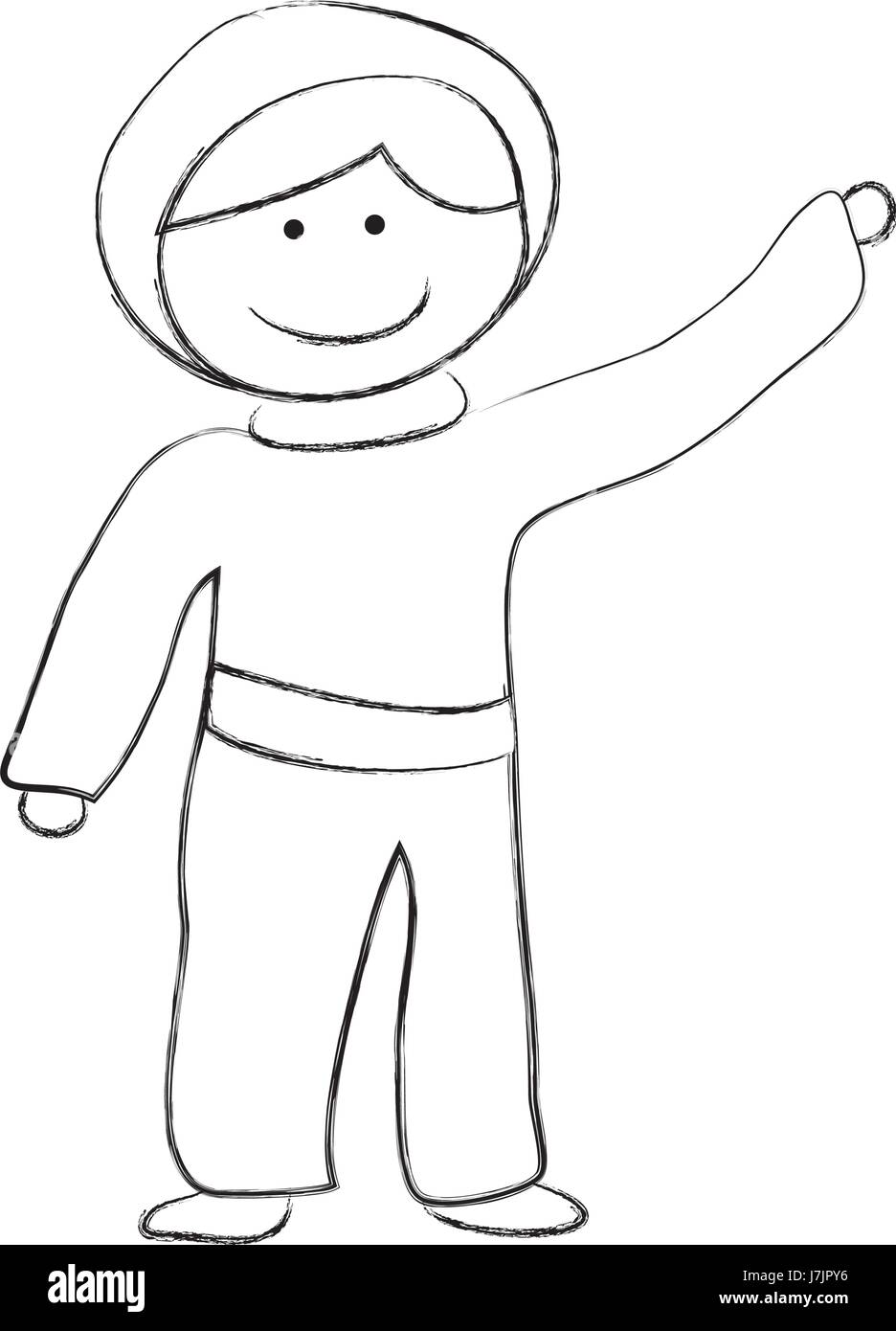 astronaut drawing avatar character Stock Vector Image & Art - Alamy