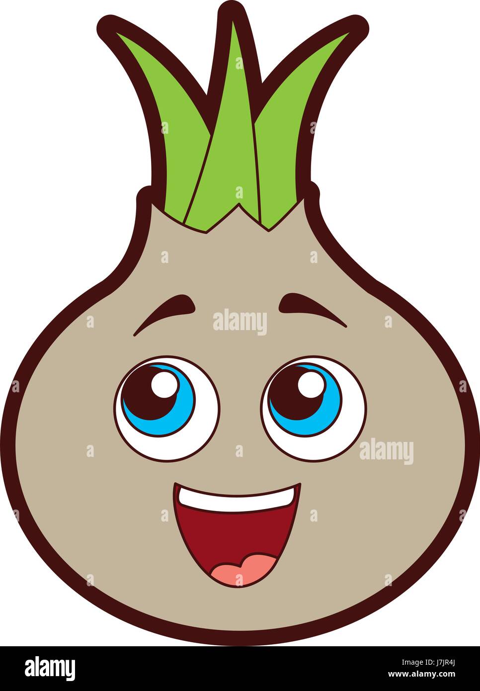 onion vegetable kawaii character Stock Vector Image & Art - Alamy