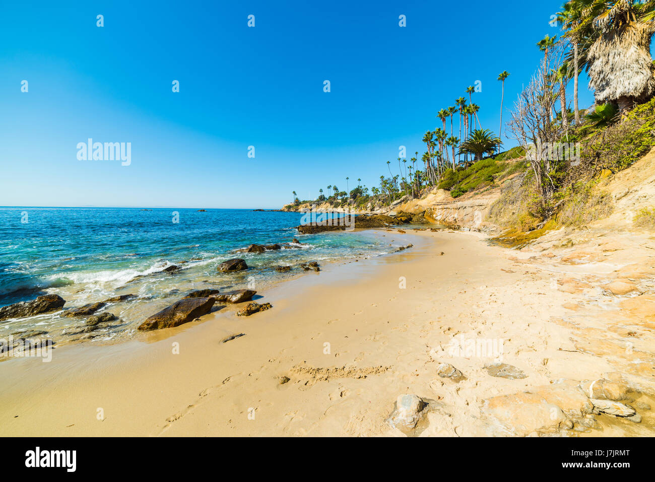 Laguna Beach shoreline in California, USA Stock Photo - Alamy