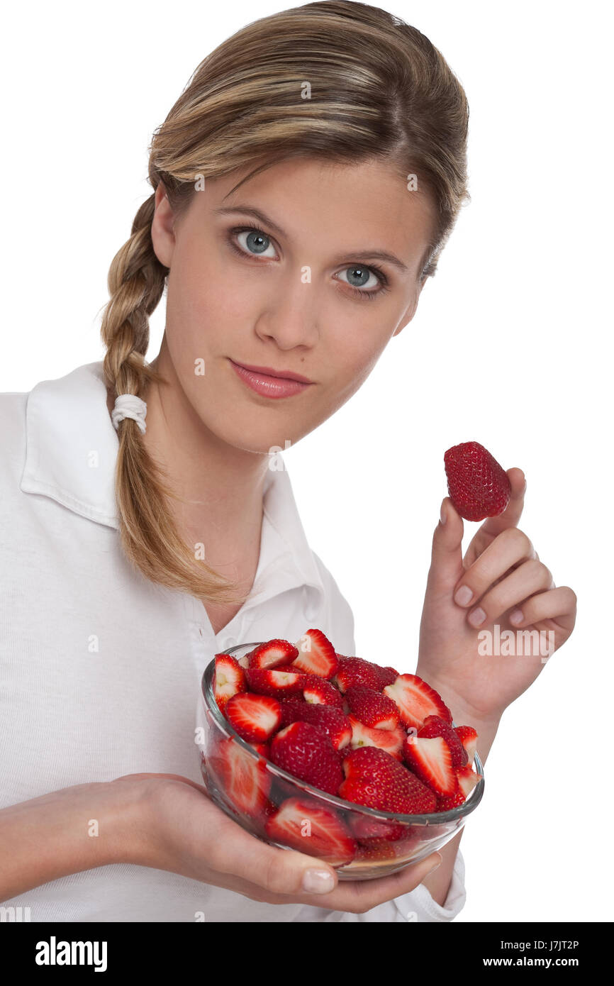 woman lifestyle portrait organic young younger fresh healthy woman food ...