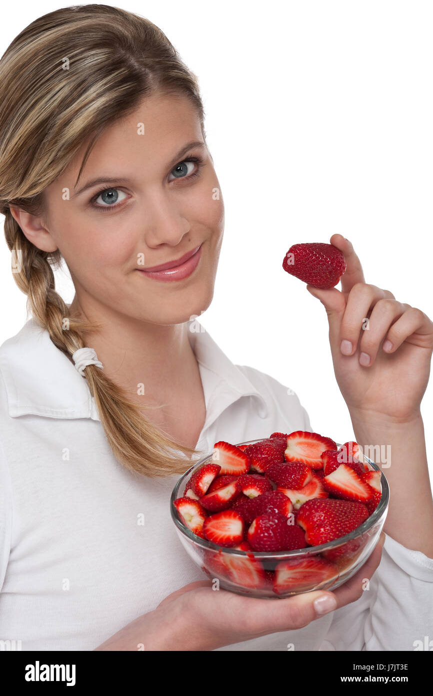 woman lifestyle portrait organic young younger fresh healthy woman food ...