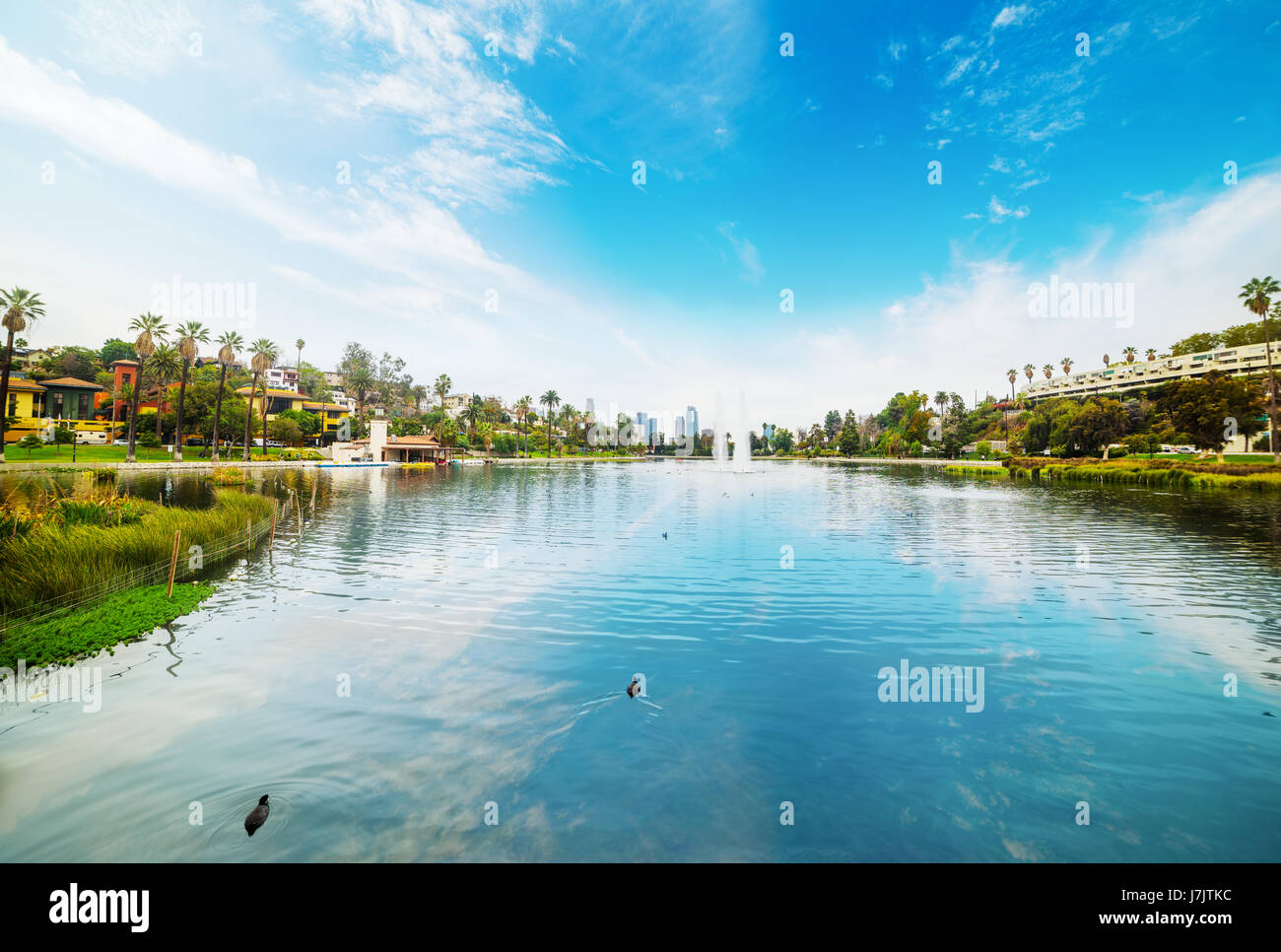 Echo Park in Los Angeles, California Stock Photo - Alamy