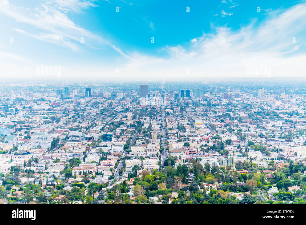 view of Los Angeles, California Stock Photo - Alamy