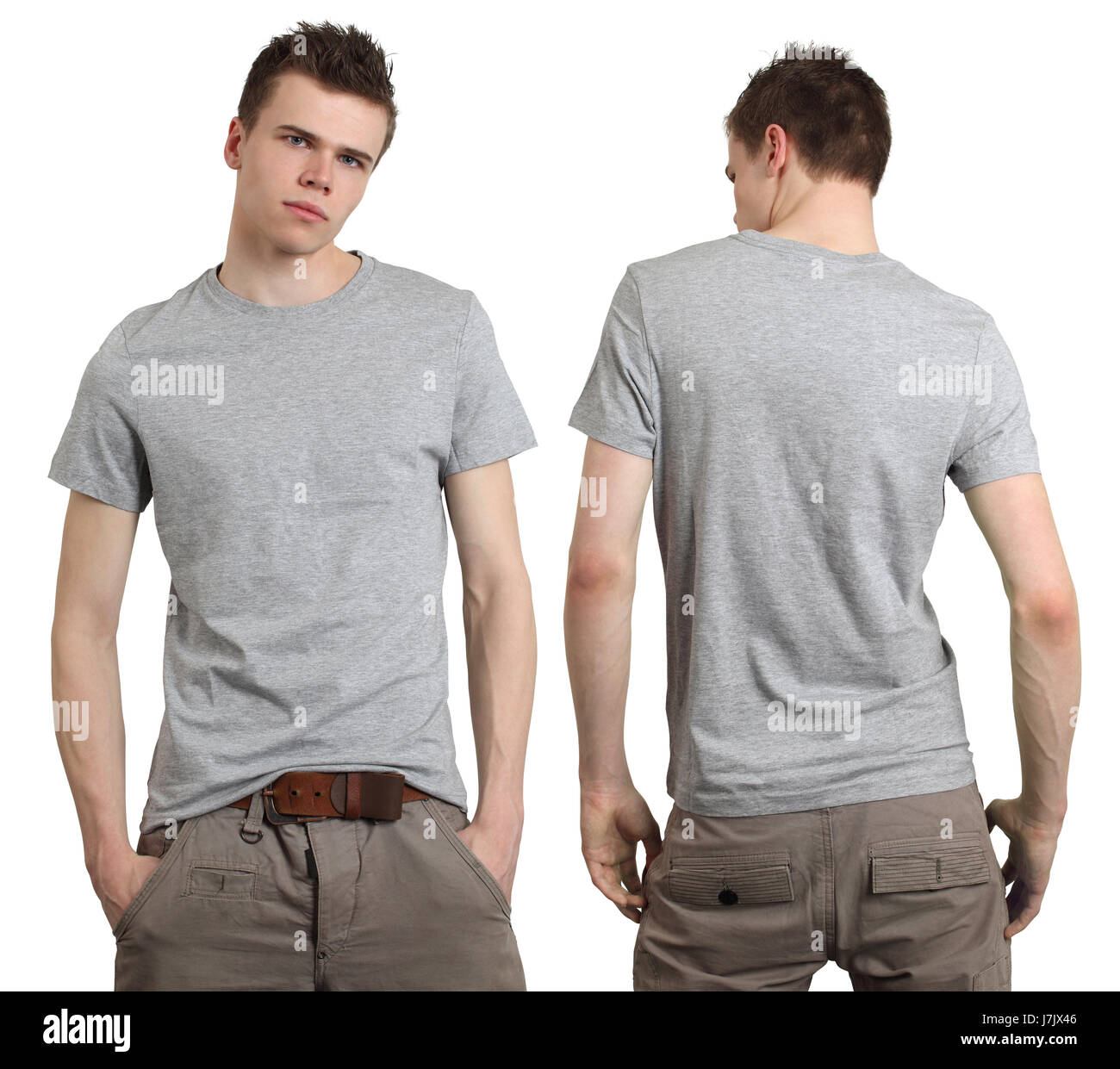isolated male masculine shirt back clothing clothes t-shirt front ...