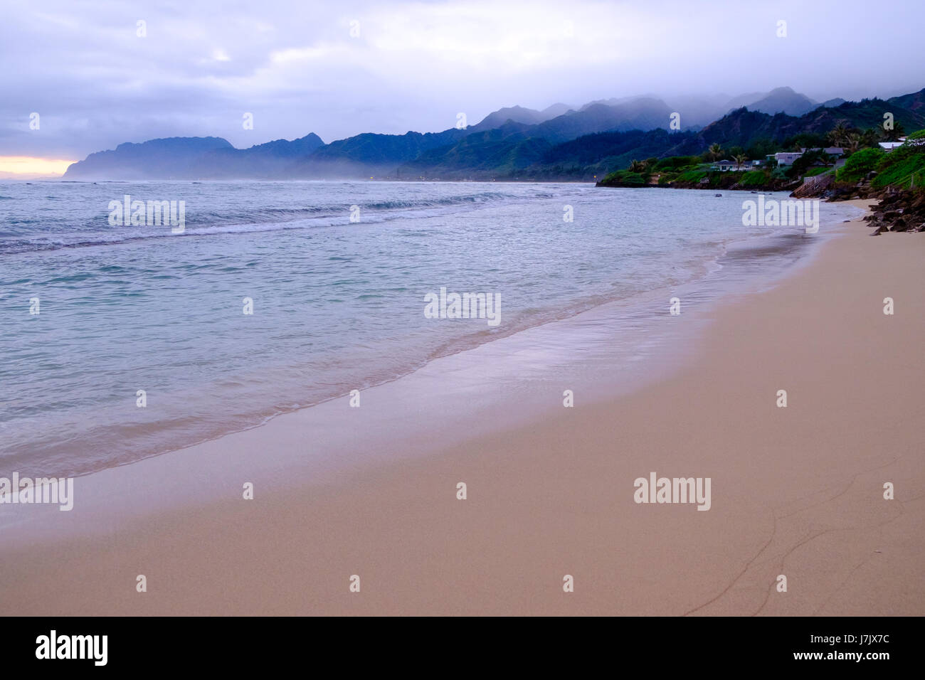 Tropical Paradise Beach Oahu Hawaii Stock Photo - Alamy