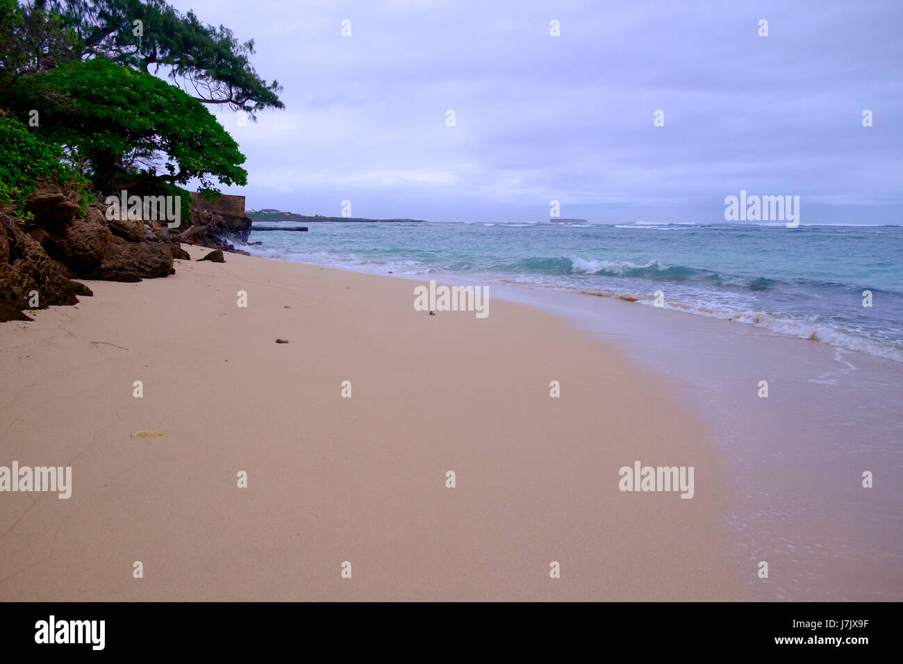 Tropical Paradise Beach Oahu Hawaii Stock Photo - Alamy
